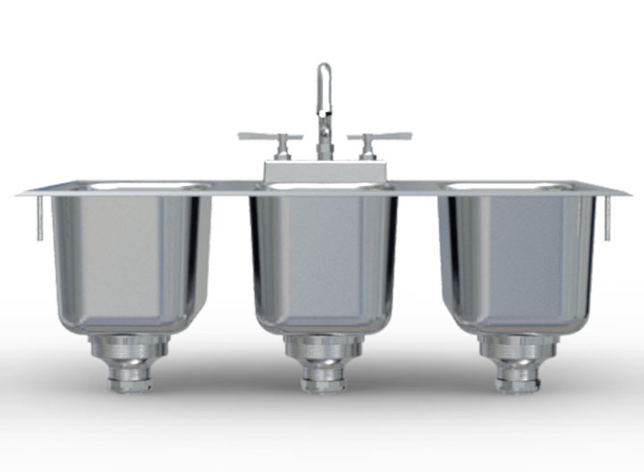 LaCrosse Cooler Drop-In Concession Sinks